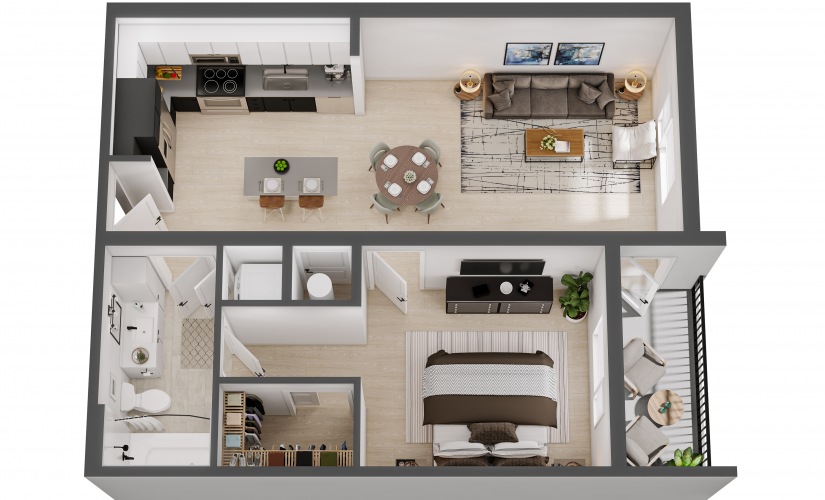 1, or 2 bedroom apartments in West Palm Beach, | Tortoise One