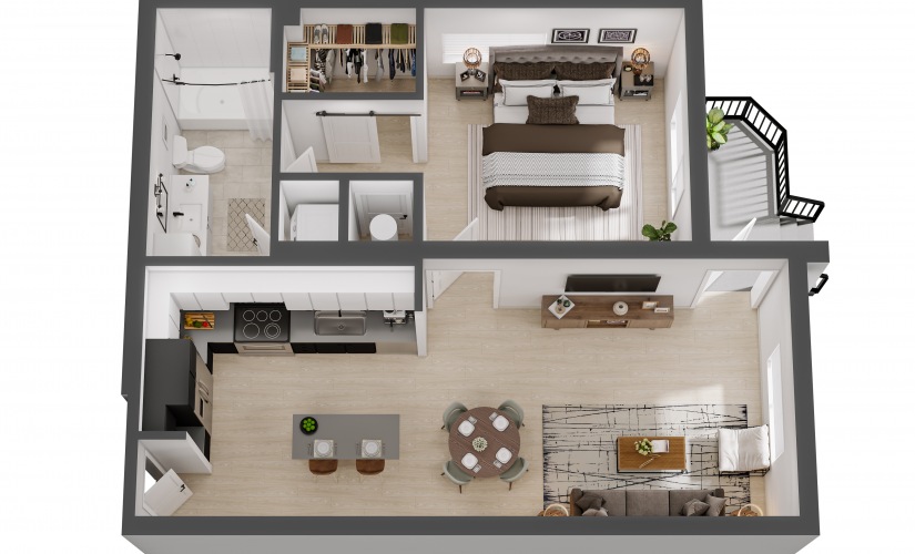1, or 2 bedroom apartments in West Palm Beach, | Tortoise One